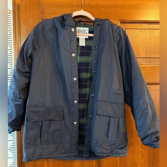 Basic Editions | Jackets & Coats | Vintage Basic Editions Navy Blue ...